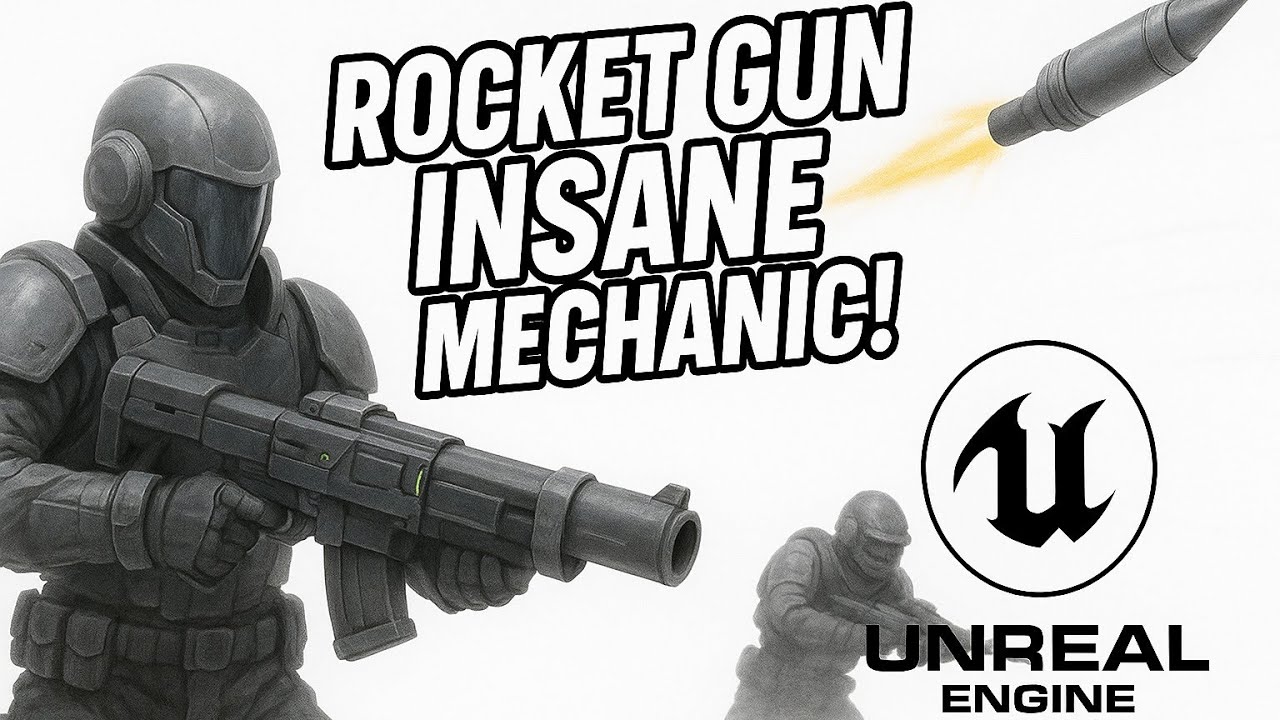 Rocket launcher gun l Unreal engine 5. - YouTube