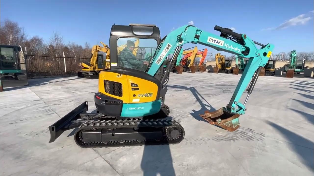 Экскаватор KUBOTA RX-406 - YouTube
