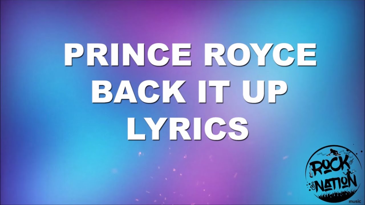 Prince Royce - Back It Up (Lyrics Video) - YouTube