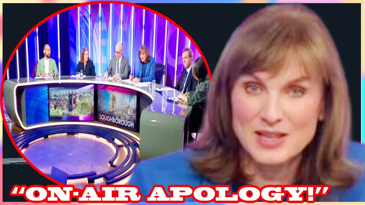 Question Time’s Fiona Bruce issues apology minutes before BBC show ends ...