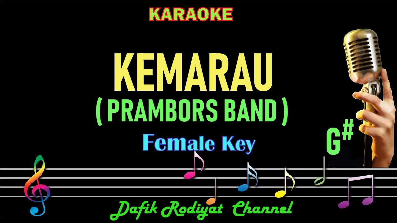 Kemarau (Karaoke) Prambors Band Nada Wanita/Cewek Female Key G# Lomba ...