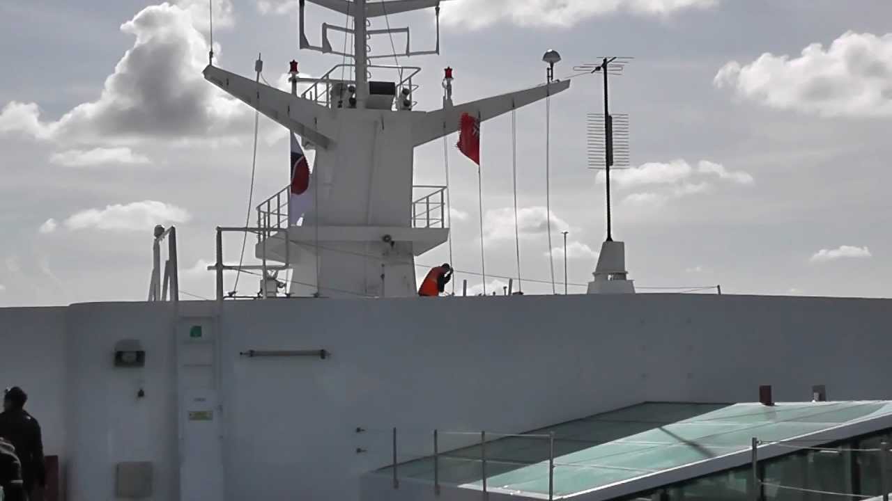 Brittany Ferries MV Pont Aven Departing Plymouth, Devon, England Friday ...