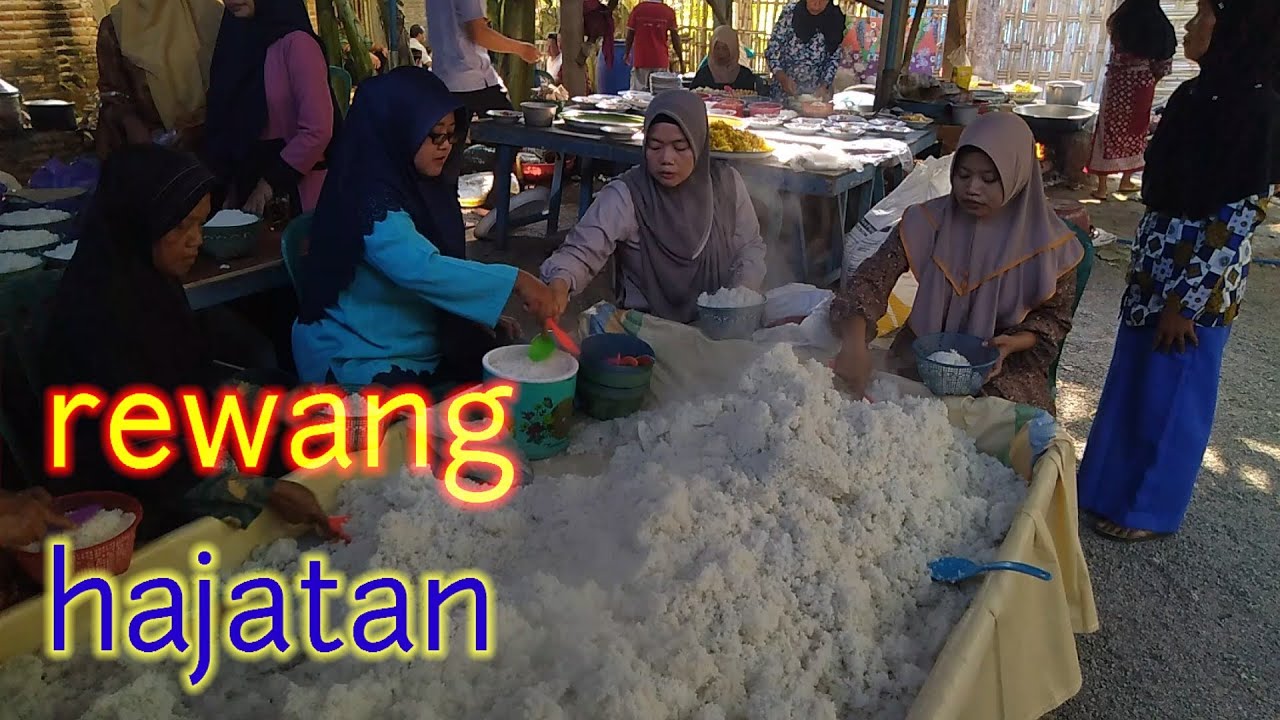 Tradisi rewang mantu di desa - YouTube