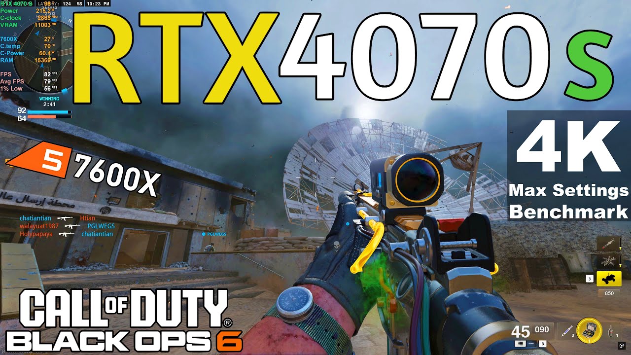 Call of Duty: BLACK OPS 6 | RTX 4070 SUPER | 4K ULTRA MAX GRAPHICS ...