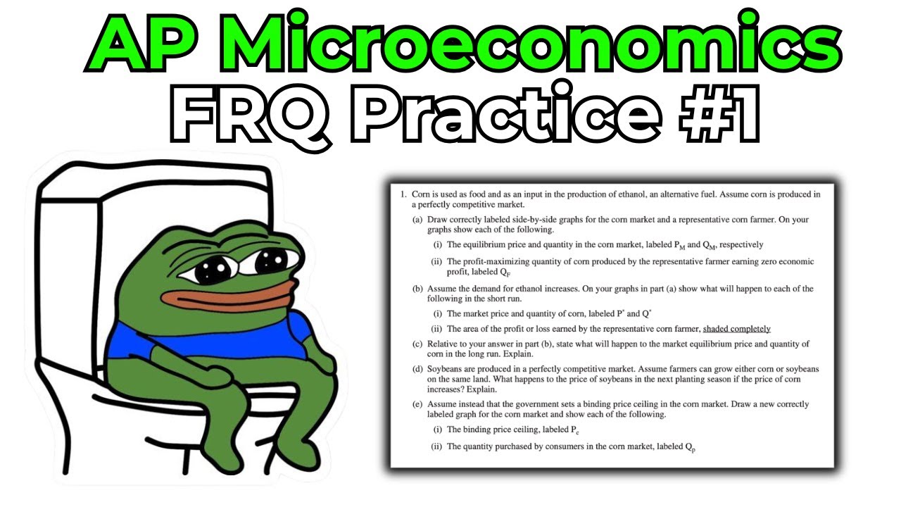 2025 AP Micro Exam Review: FRQ Practice #1 - YouTube