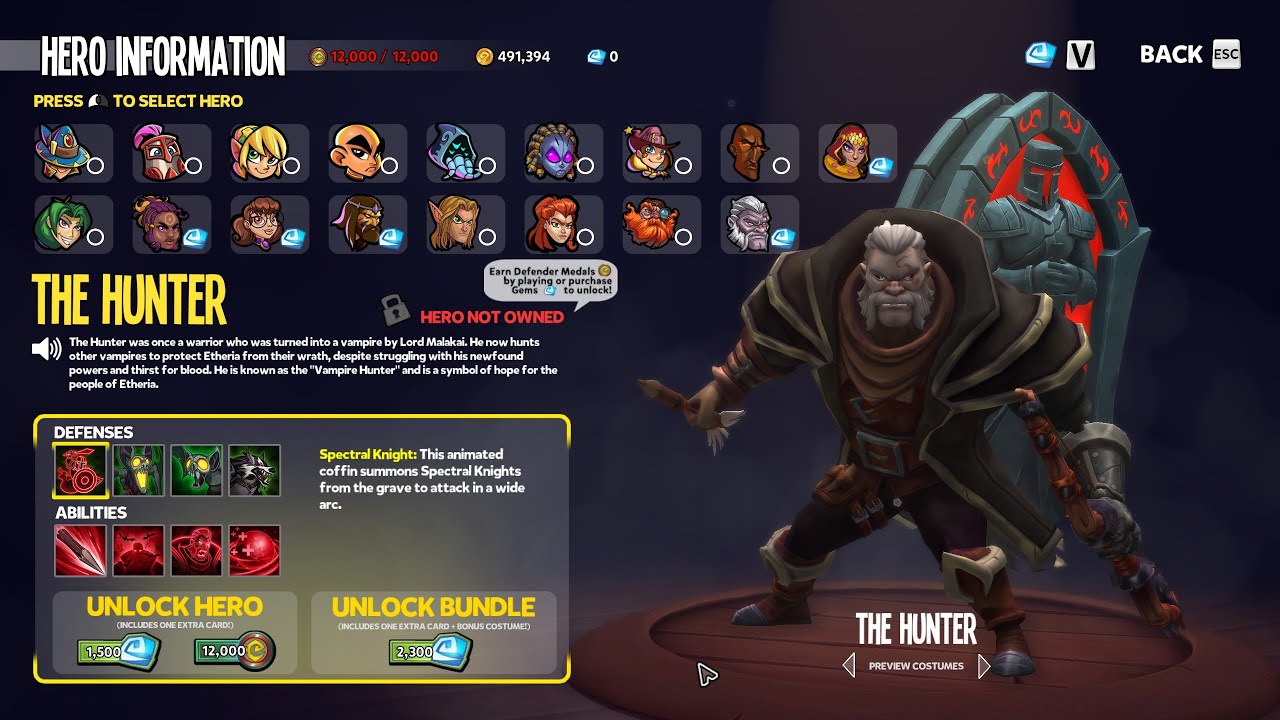 Dungeon Defenders 2: New Hunter Hero & Stats Squish. - YouTube