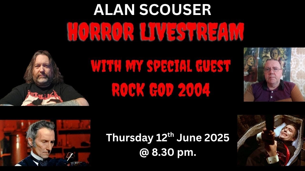 HORROR LIVE STREAM - WITH SPECIAL GUEST ROCK GOD 2004 - YouTube