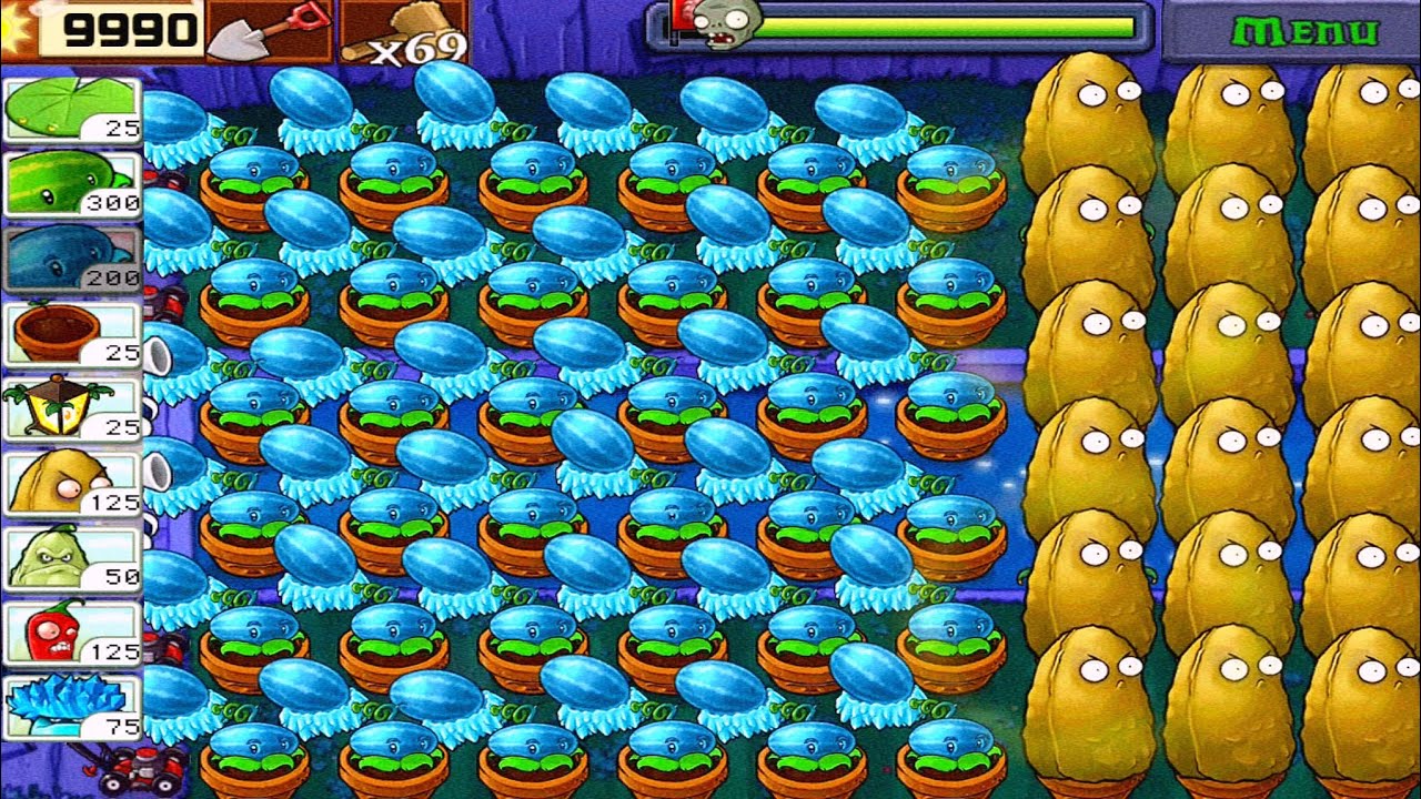 Plants vs Zombies • The Coldest / Strongest Catapult vs All Out Zombies ...