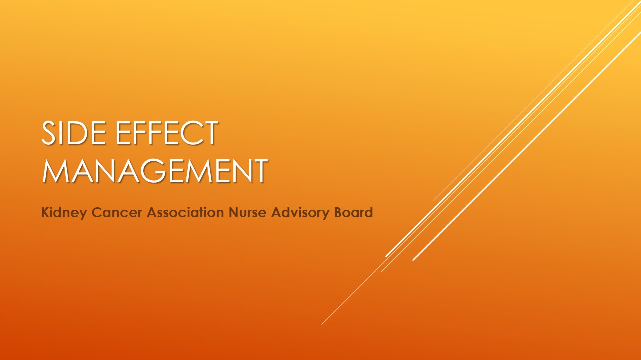 Side Effect Management: Cardiovascular Toxicities - YouTube