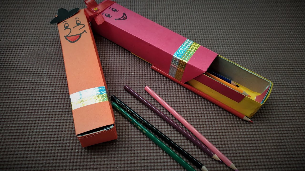 Best Out Of Waste | Pencil Box Using Toothpaste Box | School Stationary ...