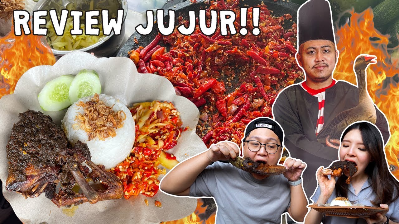 TRETAN MUSLIM JUALAN BEBEK SAMBAL CAROK !! KITA REVIEW JUJUR !! - YouTube