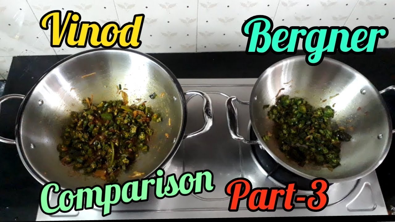 Vinod & Bergner Cooking Comparion Part 3-Ladies Finger Stir Fry - YouTube