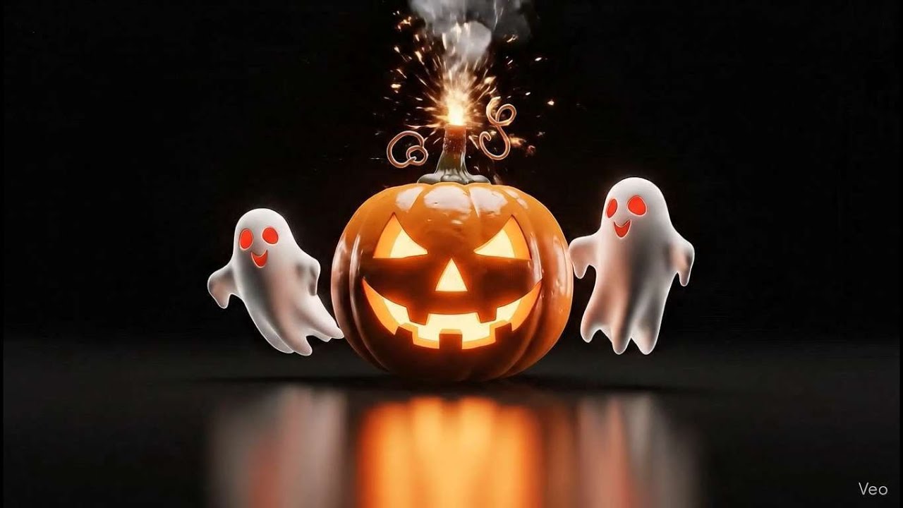 10 Minute Halloween Pumpkin Ghost Countdown Timer 🎃👻 - YouTube