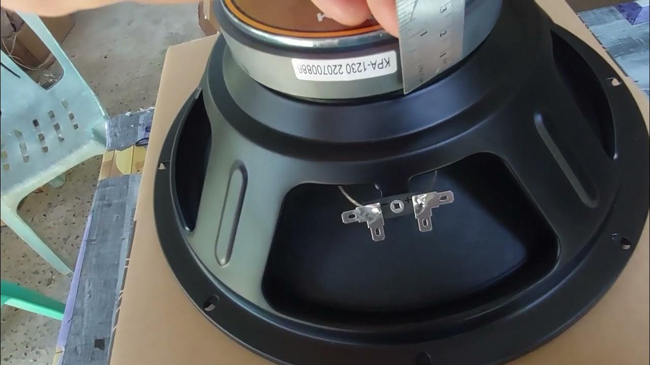 Kevler kpa1230 12inches 300watts review and soundtest - YouTube