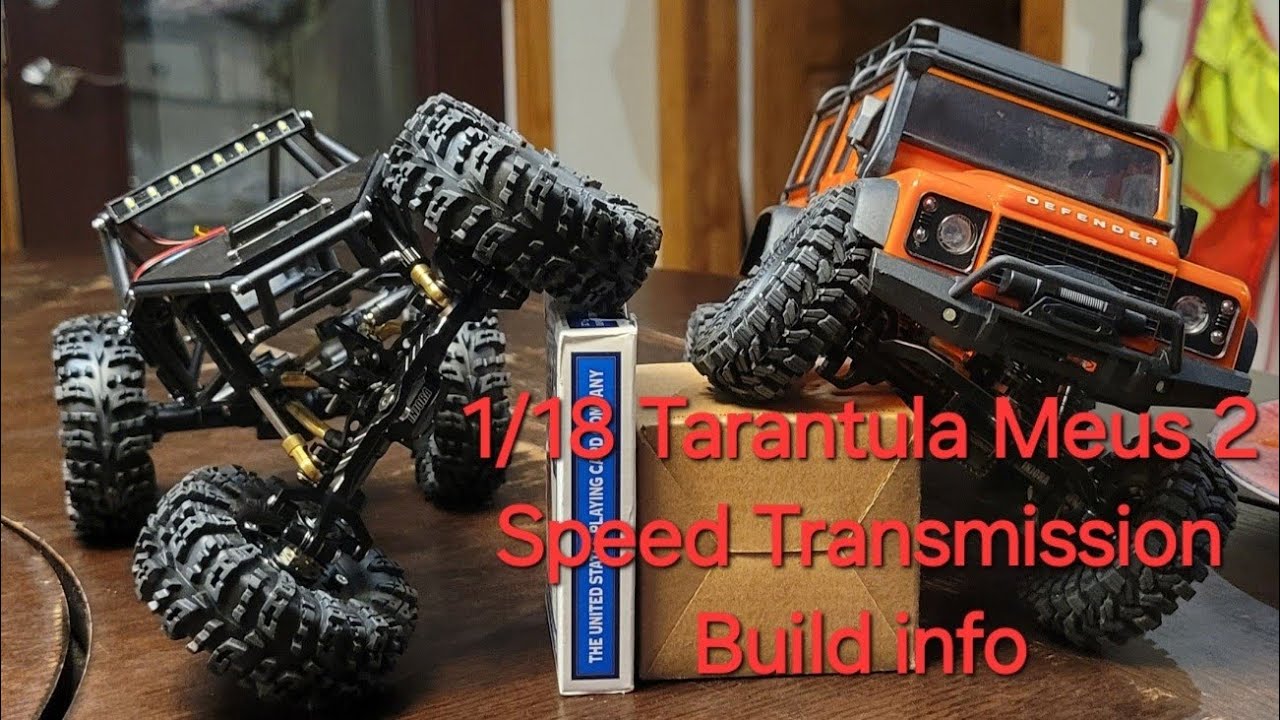 Trx4m Tarantula Meus 2 Speed Transmission Build Brake Down - YouTube