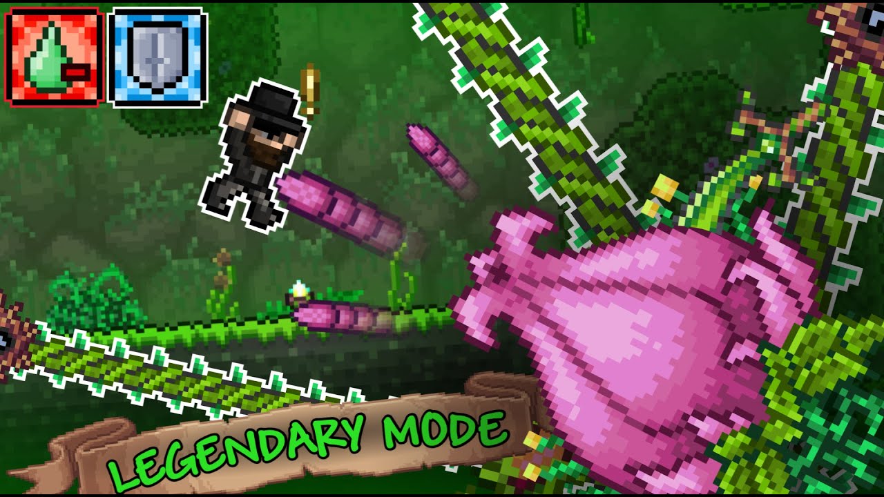 PLANTERA! - Terraria Legendary Mode Pt.16 - YouTube