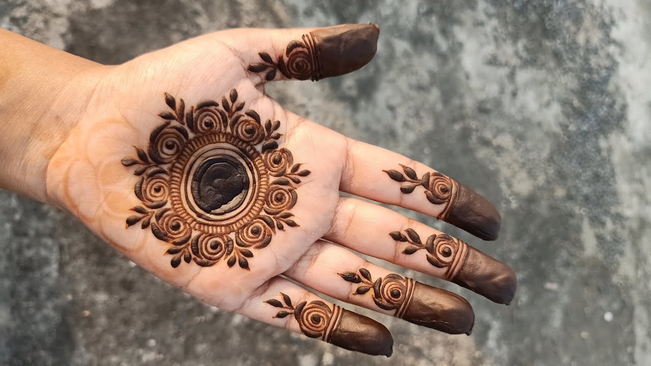 New Mandala Design | Mandala Mehndi Design |Latest Mandala Design - YouTube
