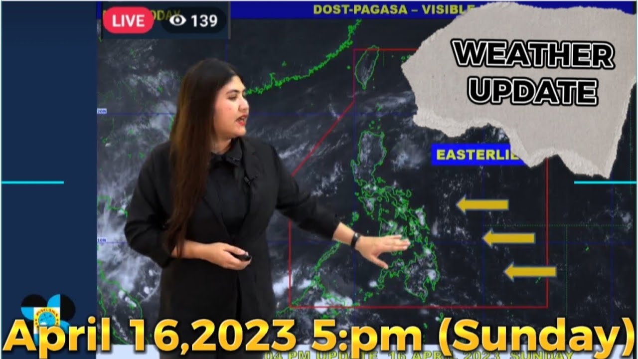 Weather update today weather forecast Philippines April 16,2023 5:pm ...