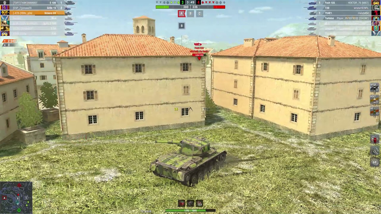 WOTB. You just can't ace new tank. Showcase Vickers CR. - YouTube