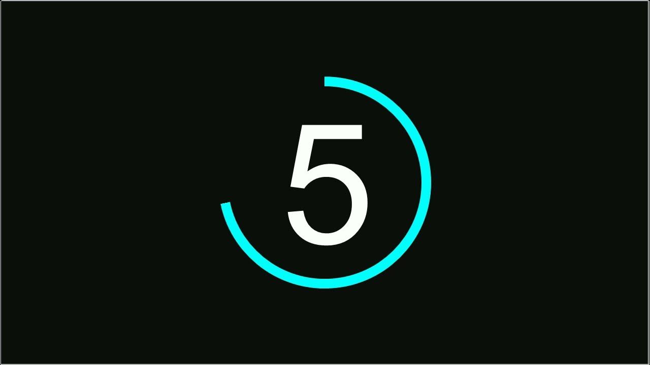 Animasi Hitung Mundur #1 | Countdown timer - YouTube