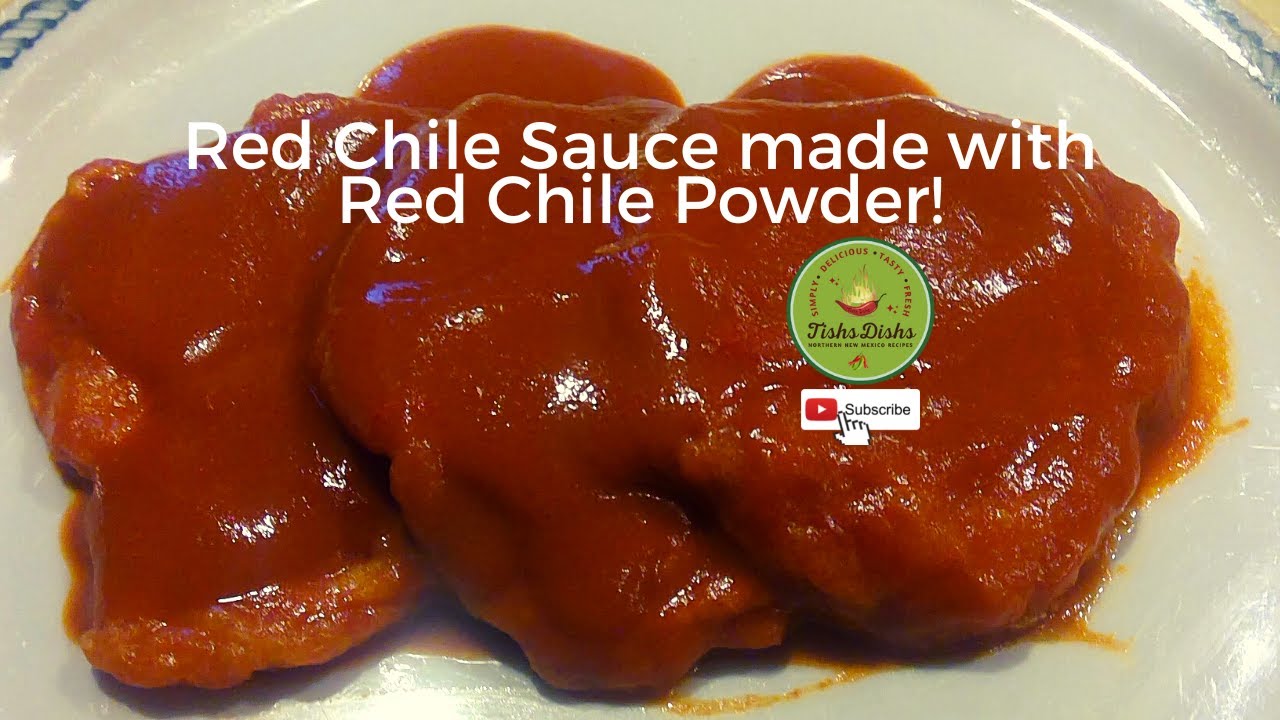 Red Chile Sauce From Powder