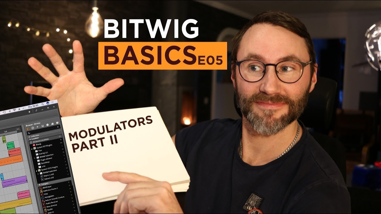 Bitwig Studio Basics E05 - Modulators Part 2 - Sampler Modulation ...