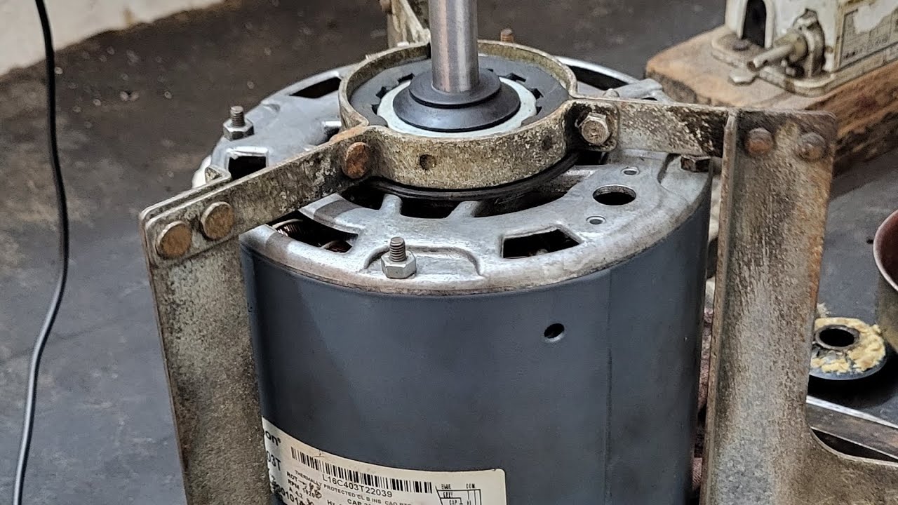 Ac fan motor winding Cap 20 mfd 3 Speed motor - YouTube