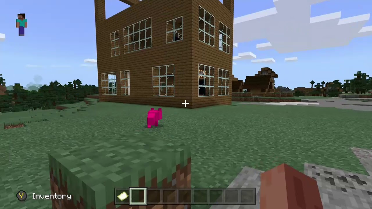 pink fox in minecraft - YouTube