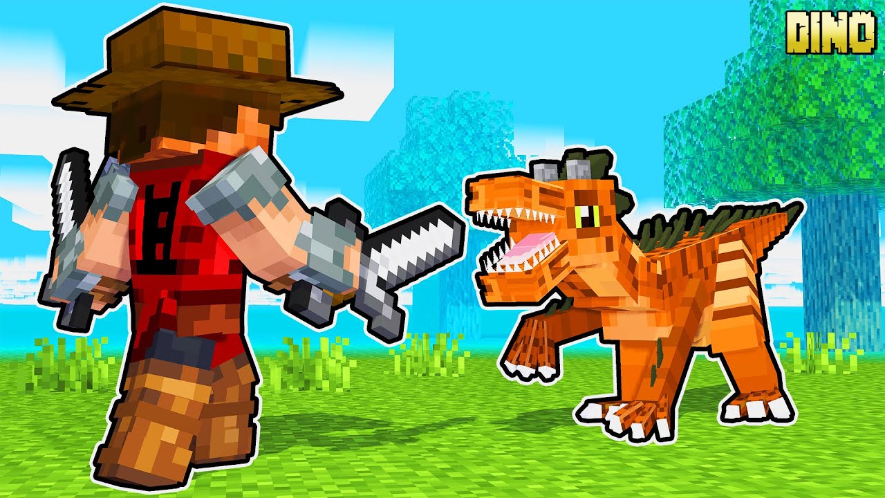 Angriff der Dinosaurier 🦖 Minecraft Dino - YouTube