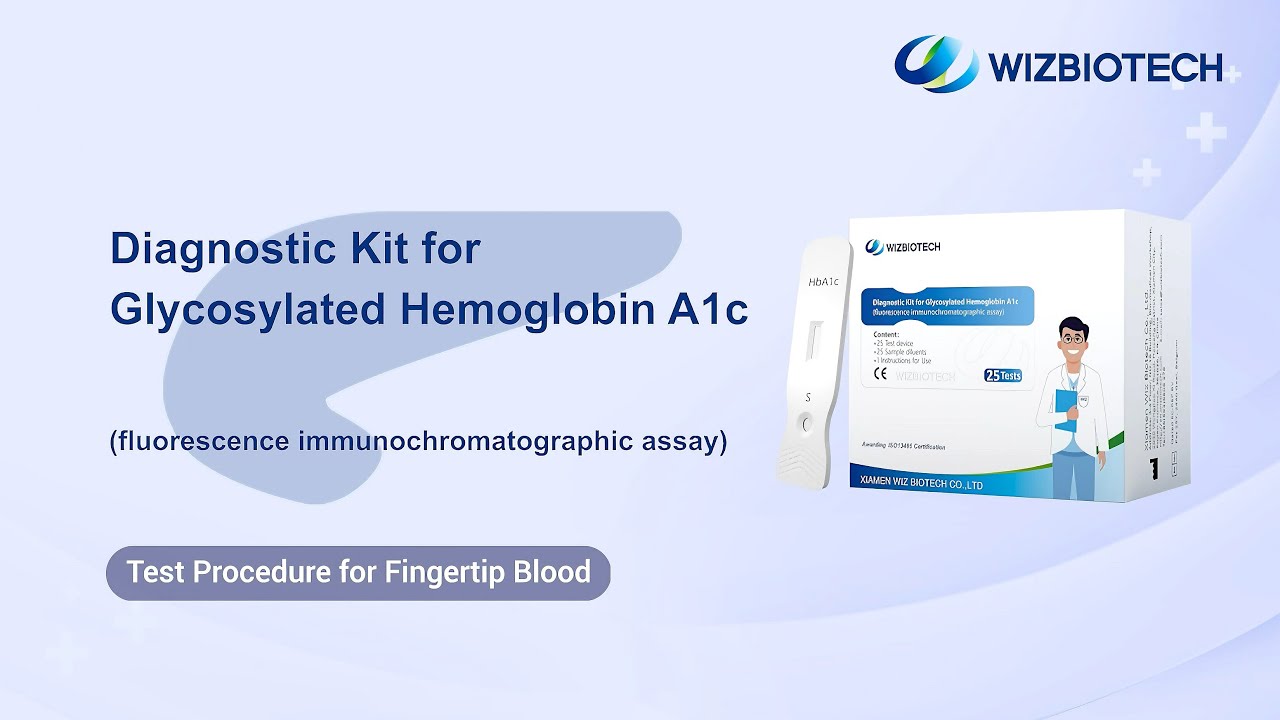 Use fingertip blood to evaluate HbA1c levels - YouTube