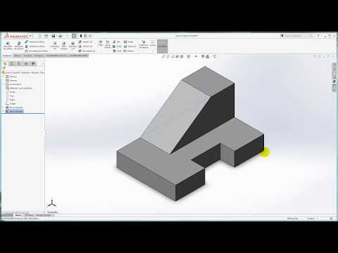 Solidworks - Dərs 03 - 3D çertojların çəkilməsi (1)