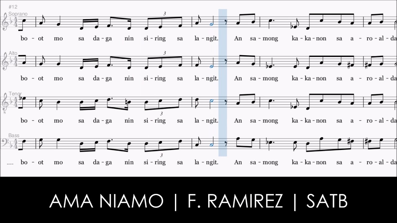 Ama Niamo | F. Ramirez | SATB - YouTube