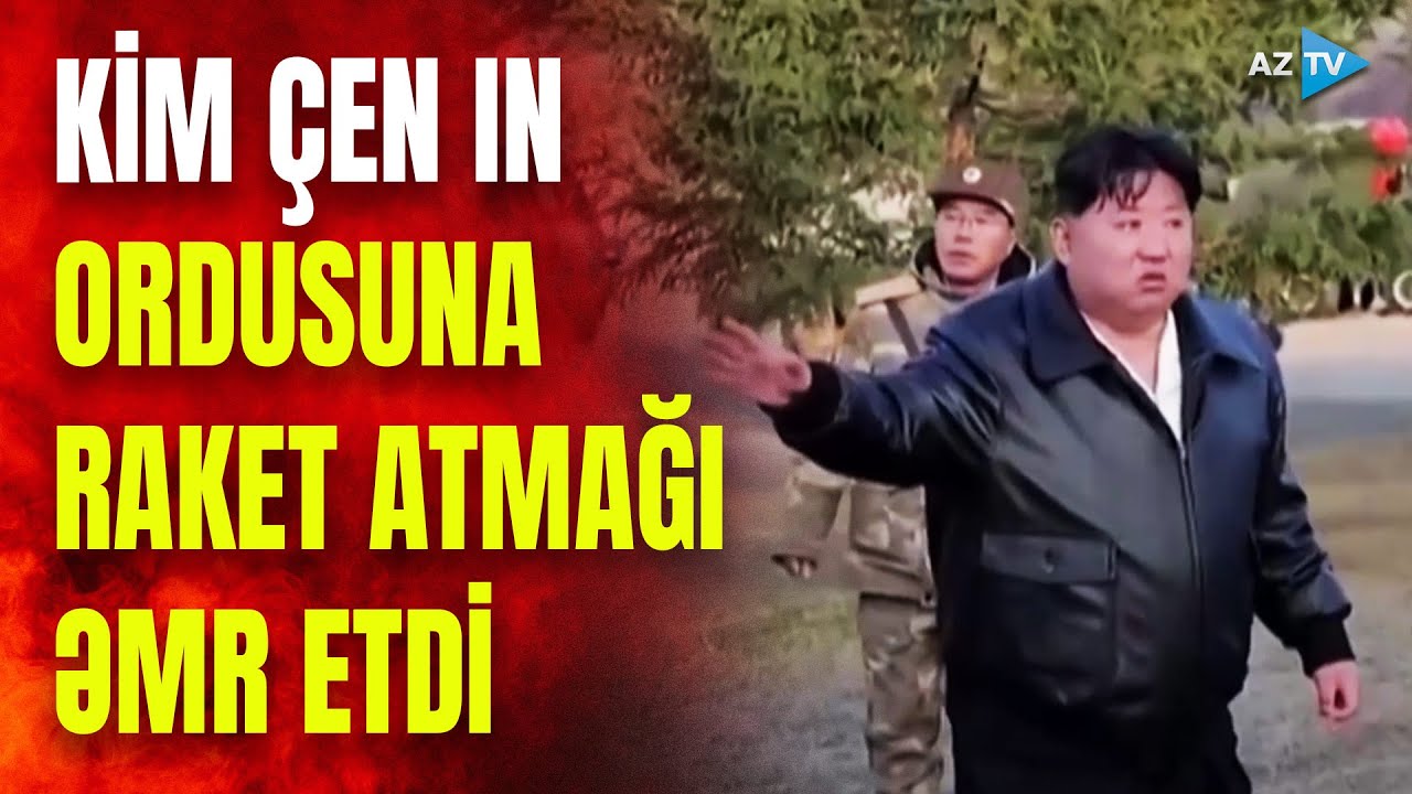 Kim Çen Indan güc nümayişi: ordusunun təlimlərini özü şəxsən idarə etdi ...