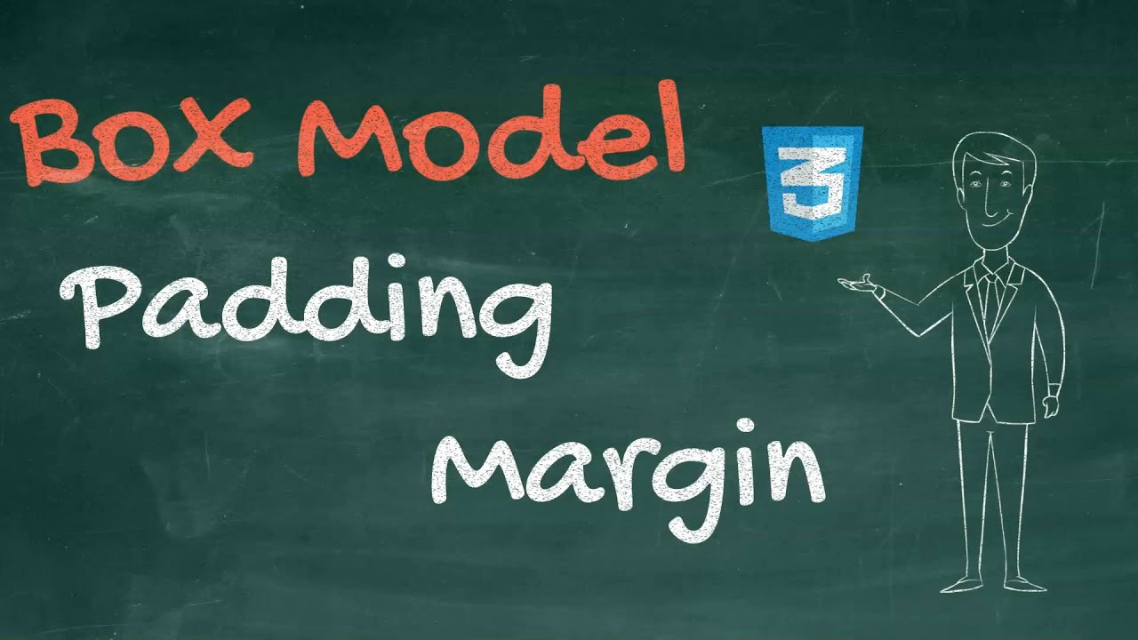 16 CSS Box Model Padding vs margins - المسافات بين العناصر - YouTube