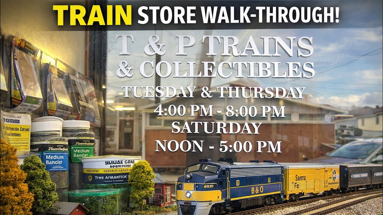 Inside T&P Trains! Amazing HO Scale & More | Train Store Tour - YouTube