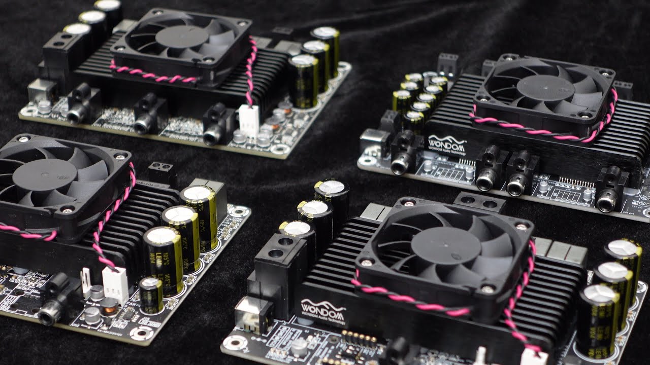 WONDOM T-AMP Series Class D 100W-1000W Mono / Stereo / Multi-Channel ...