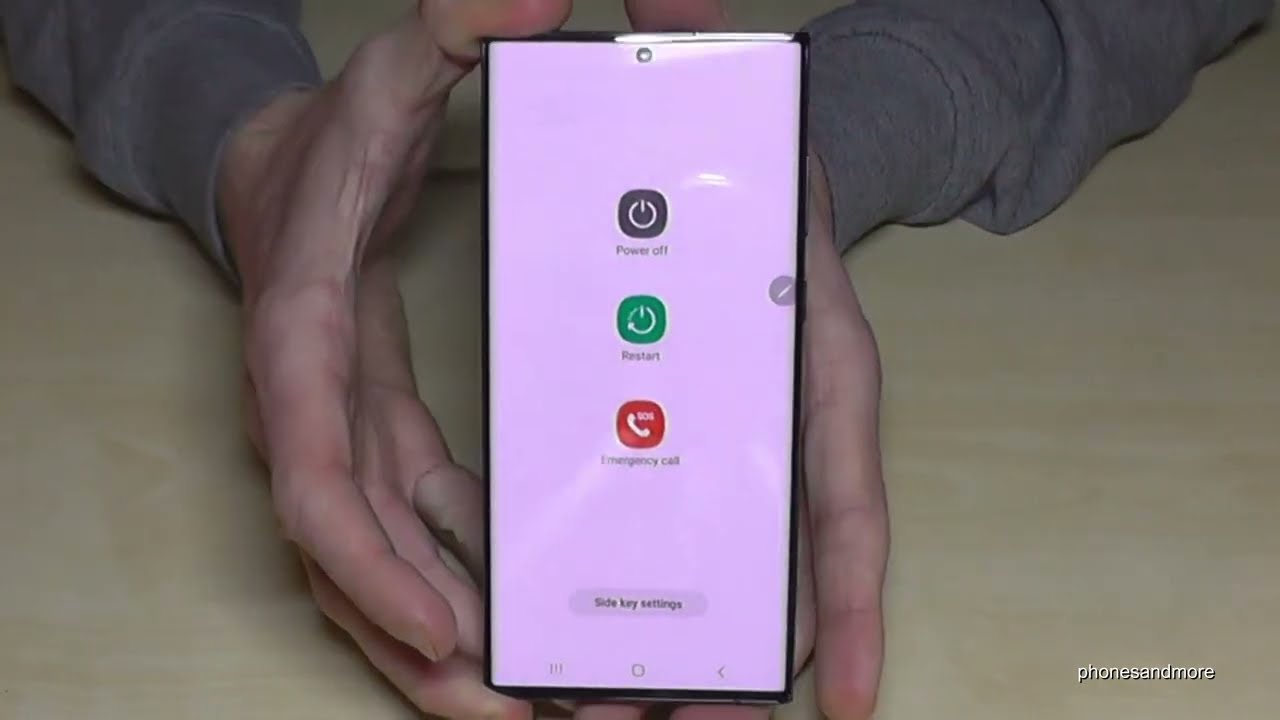 Samsung Galaxy S22 Ultra 5G How To Turn Off The Phone And How To Set Samsung Galaxy S22 Ultra 5G How To Turn Off The Phone And How To Set