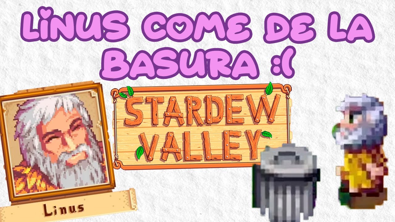 Stardew Valley - Escena especial con Linus - Día 9 Primavera - Juego ...