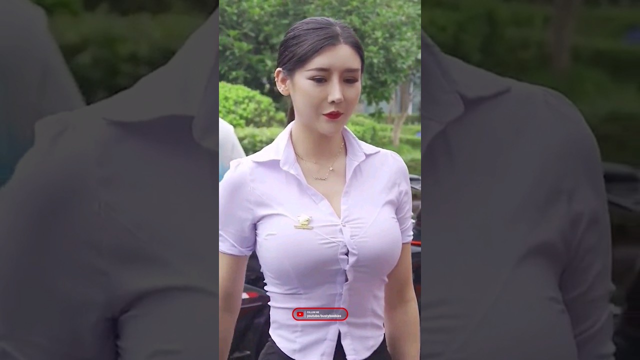 Video Beauty Busty Chinese Girl Wear Tight Shirt Shorts Viral Hot