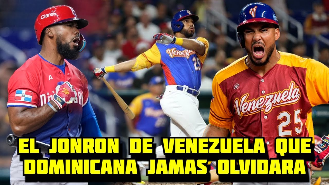Este fue El Epico Jonron de Venezuela que la Republica Dominicana Jamas ...