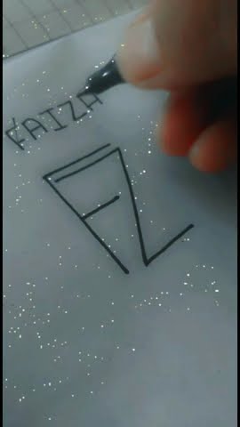 FAIZA name logo #shorts #ytshorts #comment your name #@NayabFatima ...