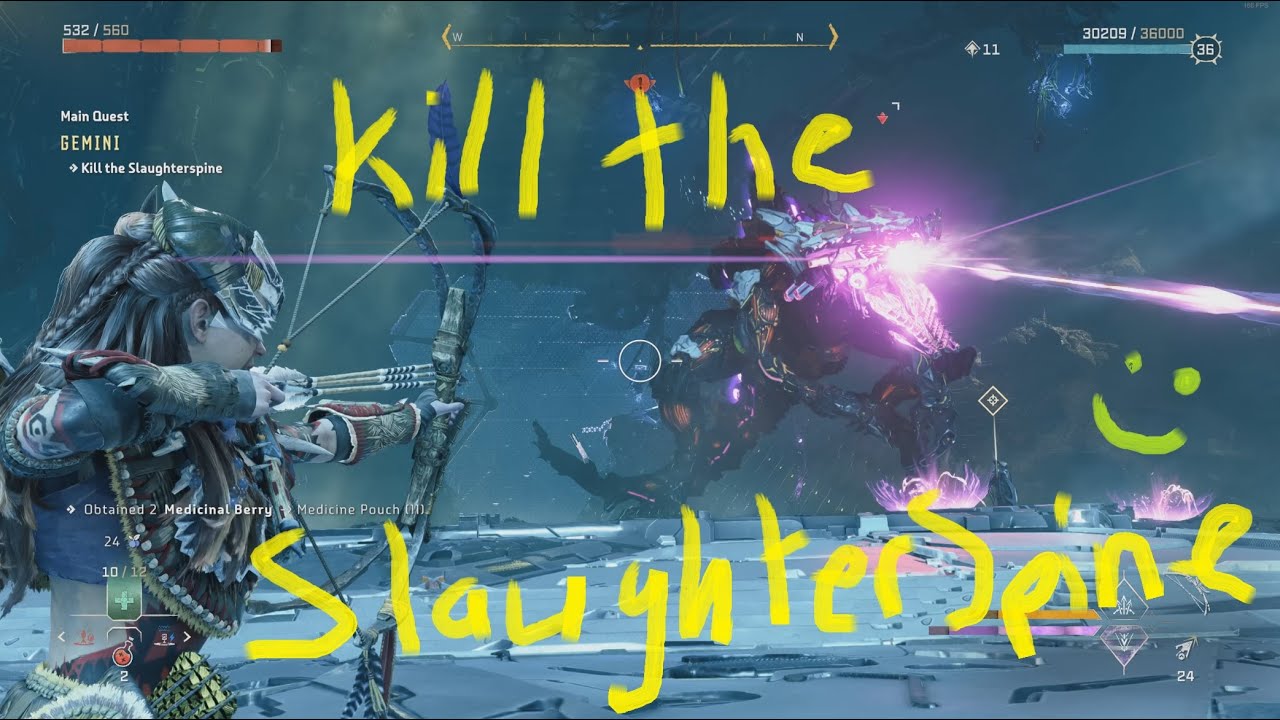 Horizon Forbidden West - Kill the Slaughterspine - ultra settings 1440p ...