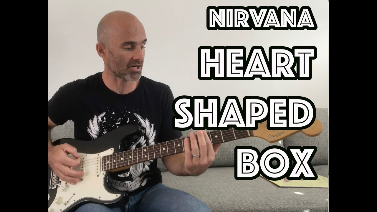 Heart Shaped Box Nirvana Guitar Lesson + Tutorial [WITH SOLO] - YouTube
