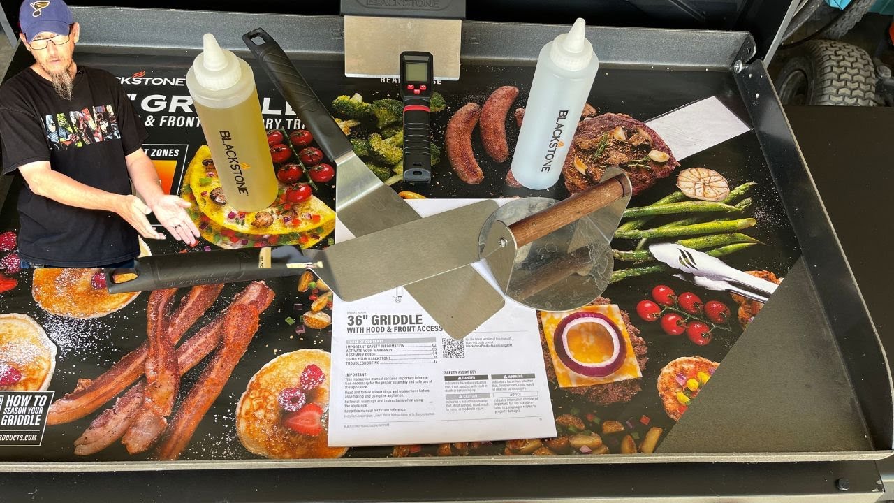 First 6 items i bought for my griddle. - YouTube