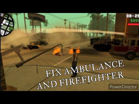 Fix ambulance and firefighters on GTA sa Android !🚑🚒 - YouTube