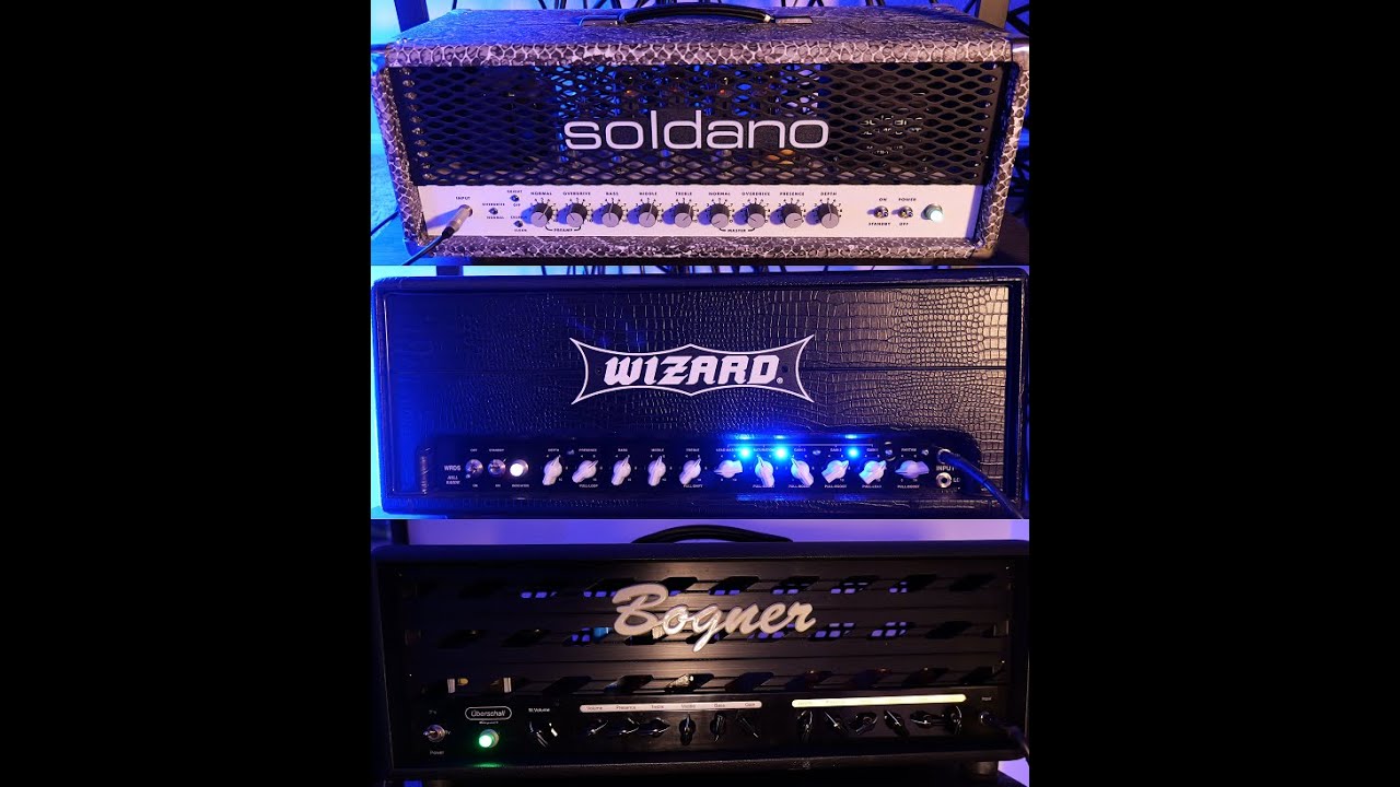 Metal Amp Shootout Part 3: Soldano SLO-100, Wizard Hellrazor KT150 ...