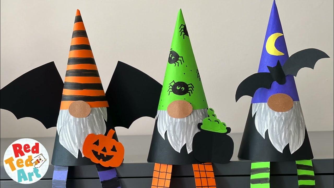 3d Paper Gnomes Halloween - YouTube