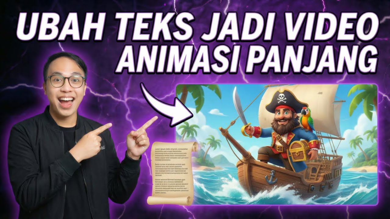 Cara Bikin Video Animasi Panjang Otomatis Pakai AI | Tanpa Editing ...