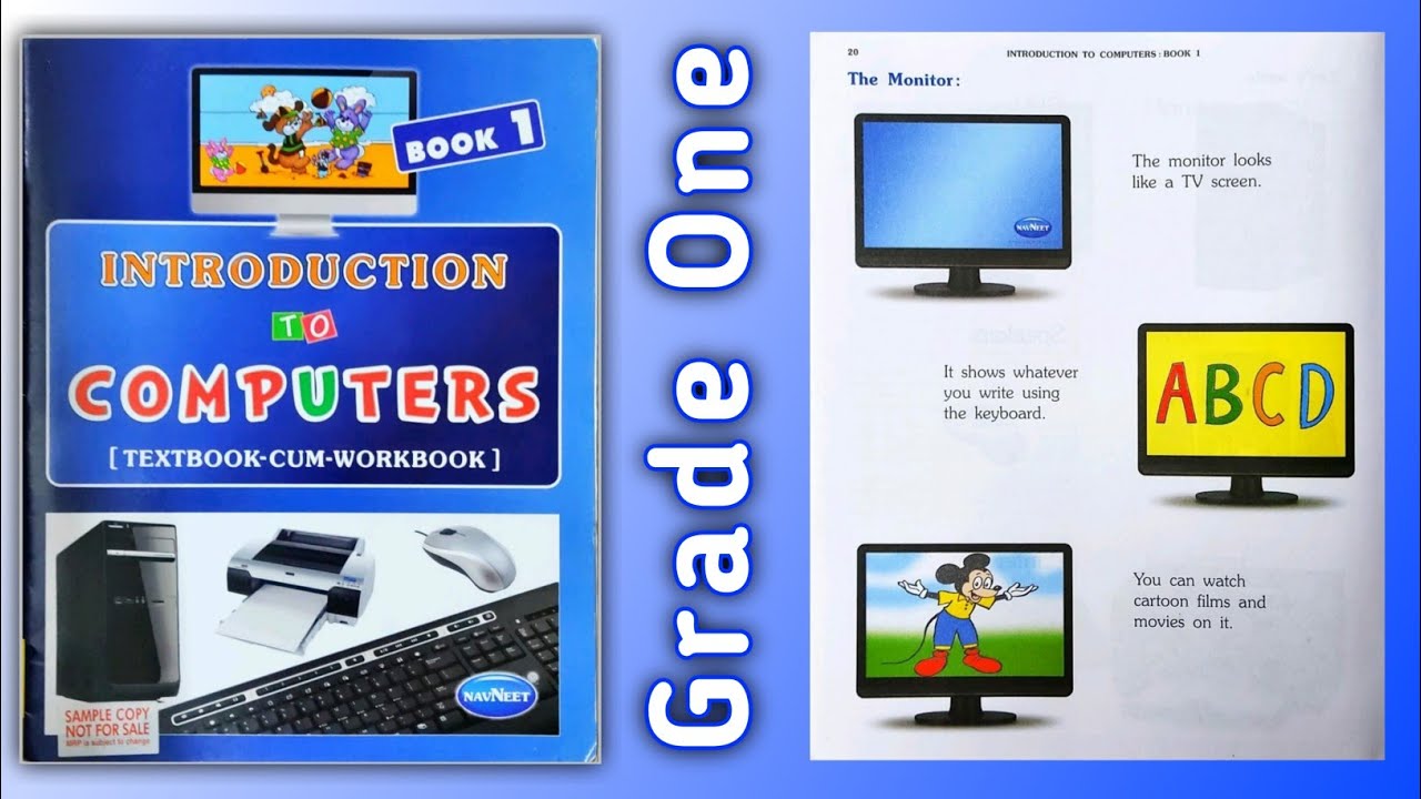 The monitor, The Keyboard | Parts of a Computer | STD1 | Introduction ...