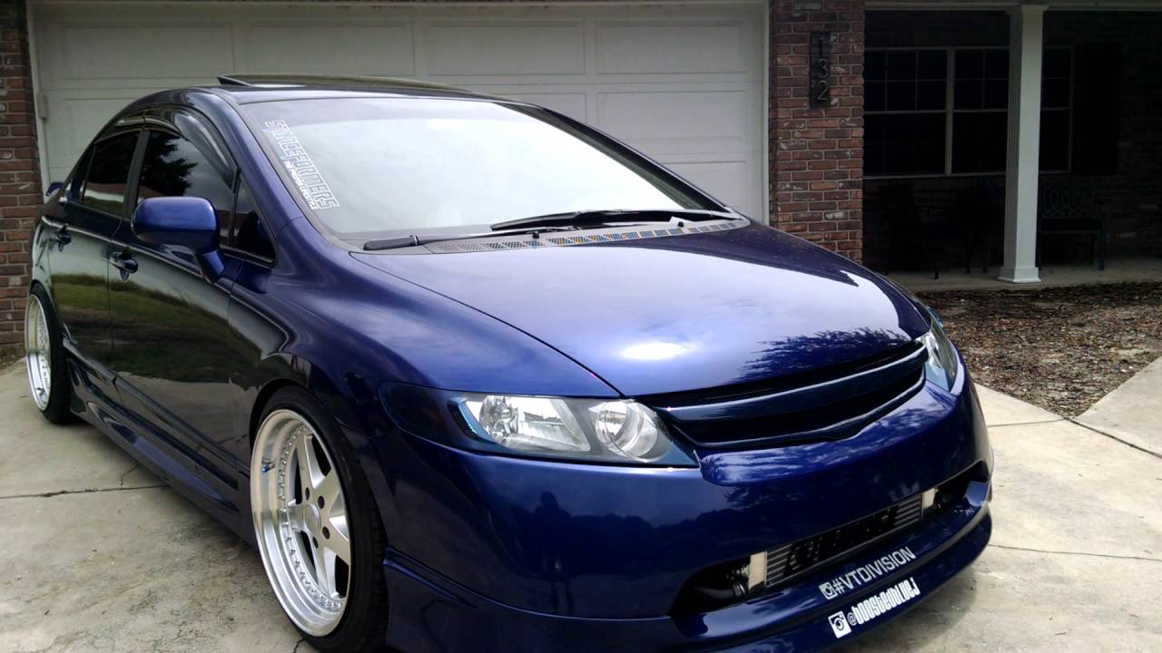8th gen Honfa Civic SI with a Kraftwerks supercharger and BOV # ...
